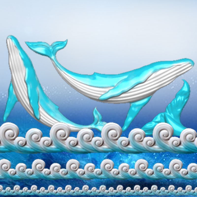 Anyana New Ocean Series Whale Design Silicone Mold Fondant - Etsy