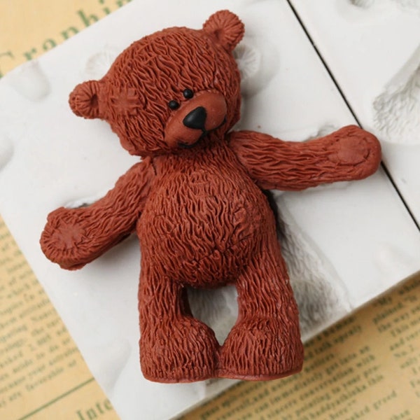 Teddy Bear Fondant Molds - Etsy