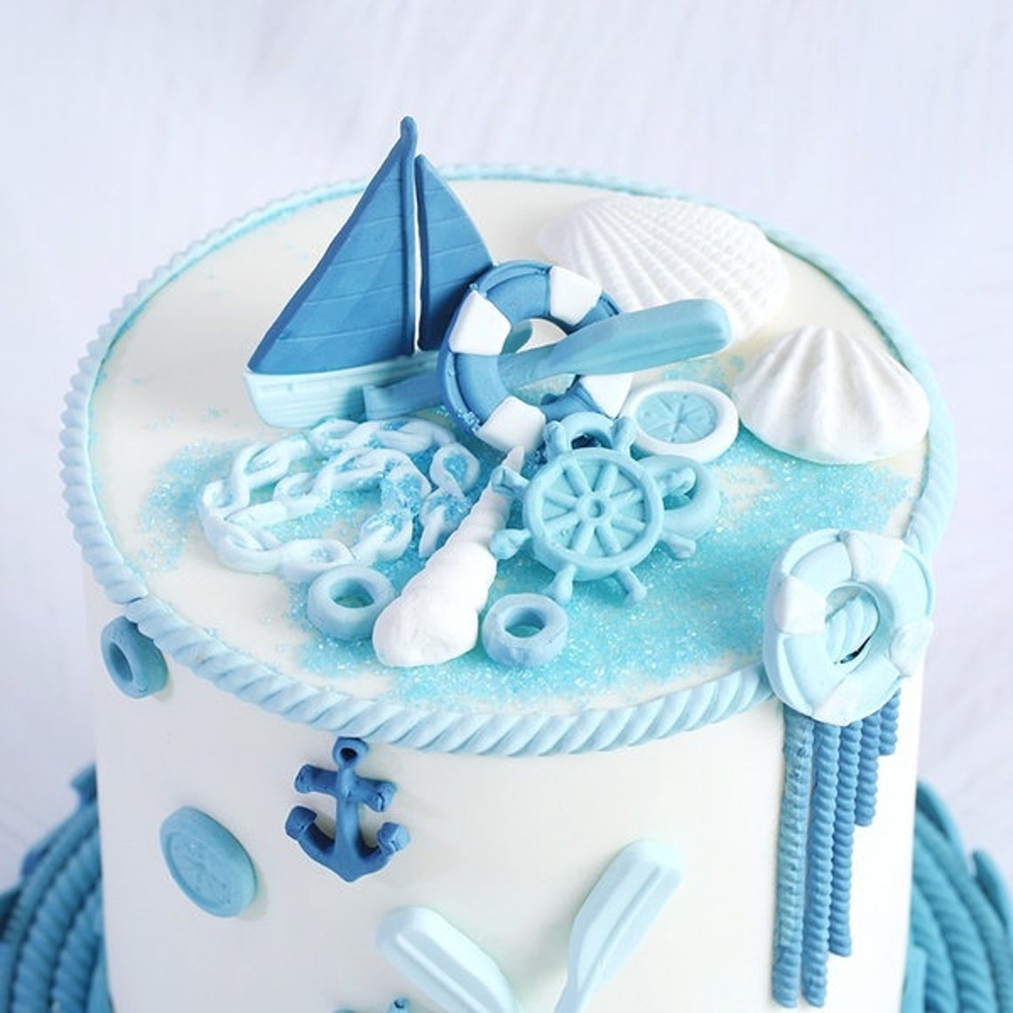 Anyana Ocean Theme Oars Helmsman Sea Wave Sailboat Silicone - Etsy