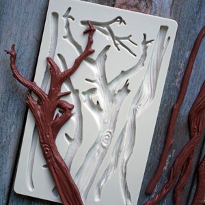 Anyana Tree Branch Twig Silicone Mold for DIY Pudding Jelly Shots ...