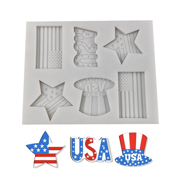 American Flag Epoxy Mold - Etsy