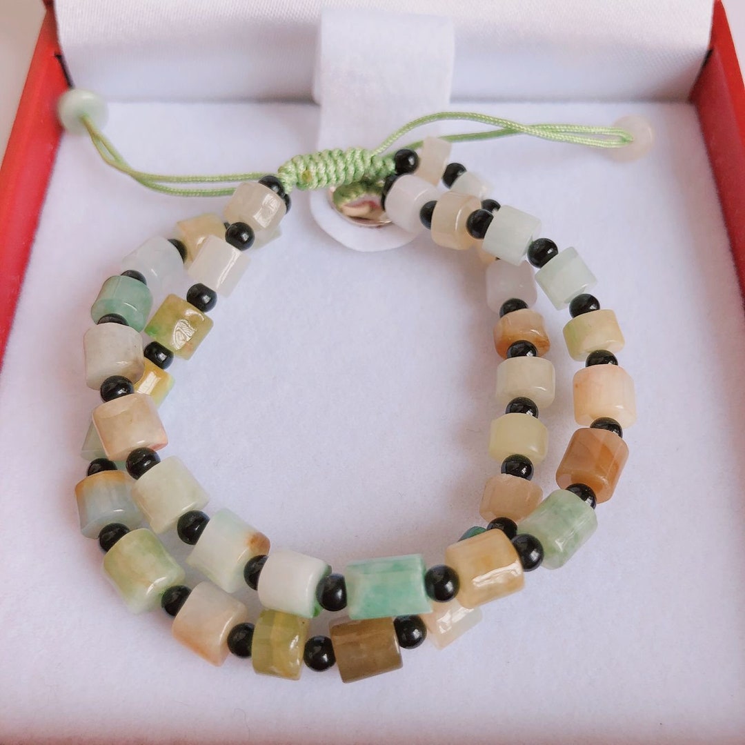 Double Beaded Bracelet Chinese Knot Art Handmade String Bracelet With ...