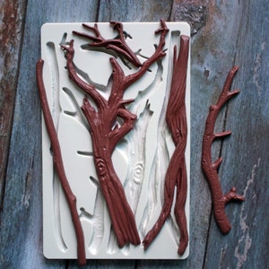 Anyana Tree Branch Twig Silicone Mold for DIY Pudding Jelly Shots ...