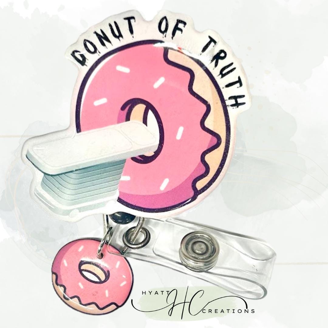 Donut of Truth Badge Reel: CT Tech, MRI Safe Option - Etsy