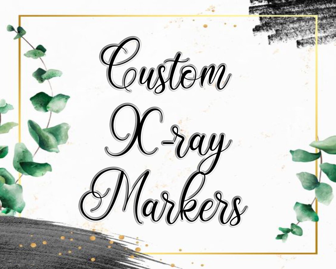 Custom X-ray Markers and Marker Pad and Badge Reel Listing. Hyatt ...