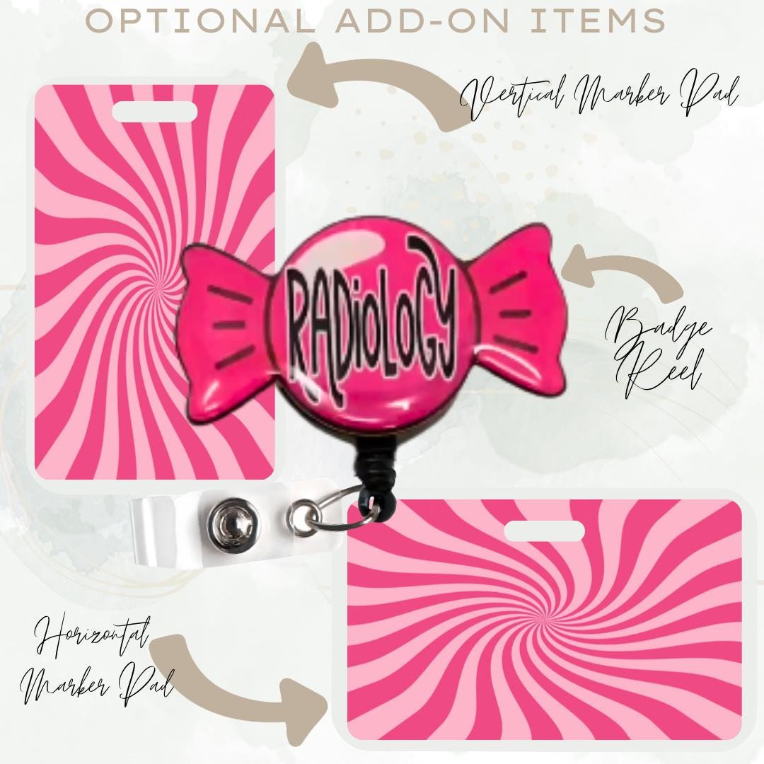 X-ray Markers: Gummies; MAX 2 INITIALS, Optional Add-on Items. Badge ...