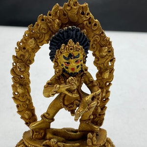 Black Zambala kuber Standing Statue Handcrafted Statue of God of Wealth ...