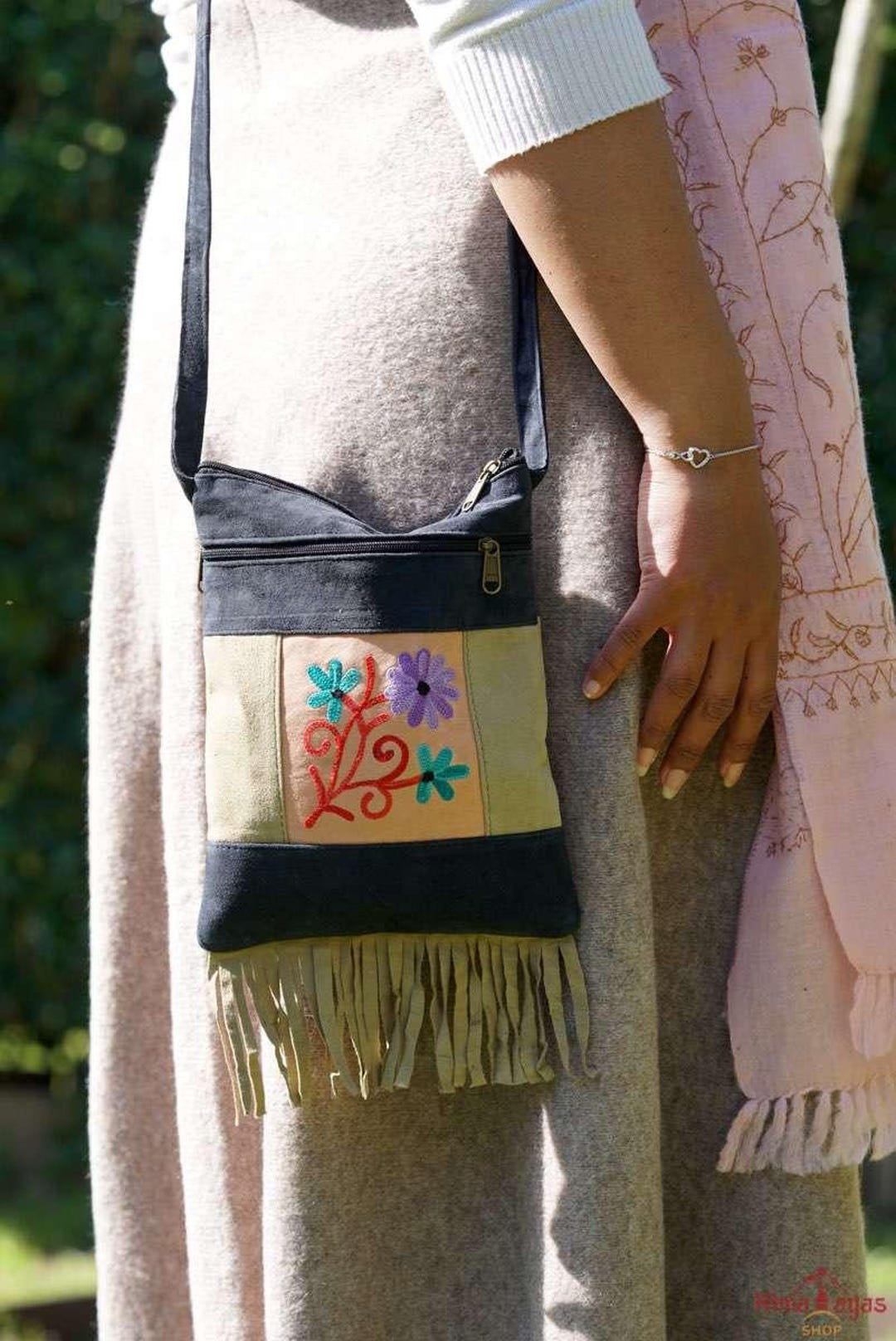 Bohemian Side Bag for Women | Elegant Side Bag | Artisan Crafted Women ...