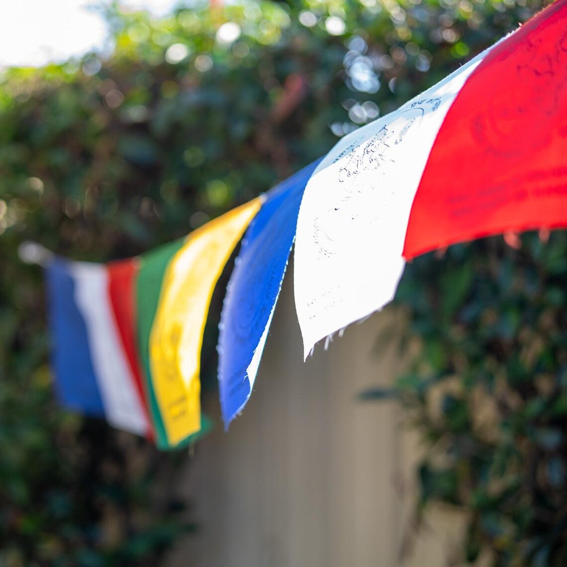Ganesh Prayer Flag | Prayer Flag With Wishful Quotes for Prosperity | 5 ...