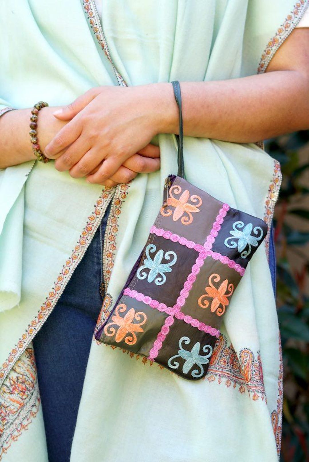 Kashmiri Elegance | Cashmere Design Purse | A Fashion Statement for ...