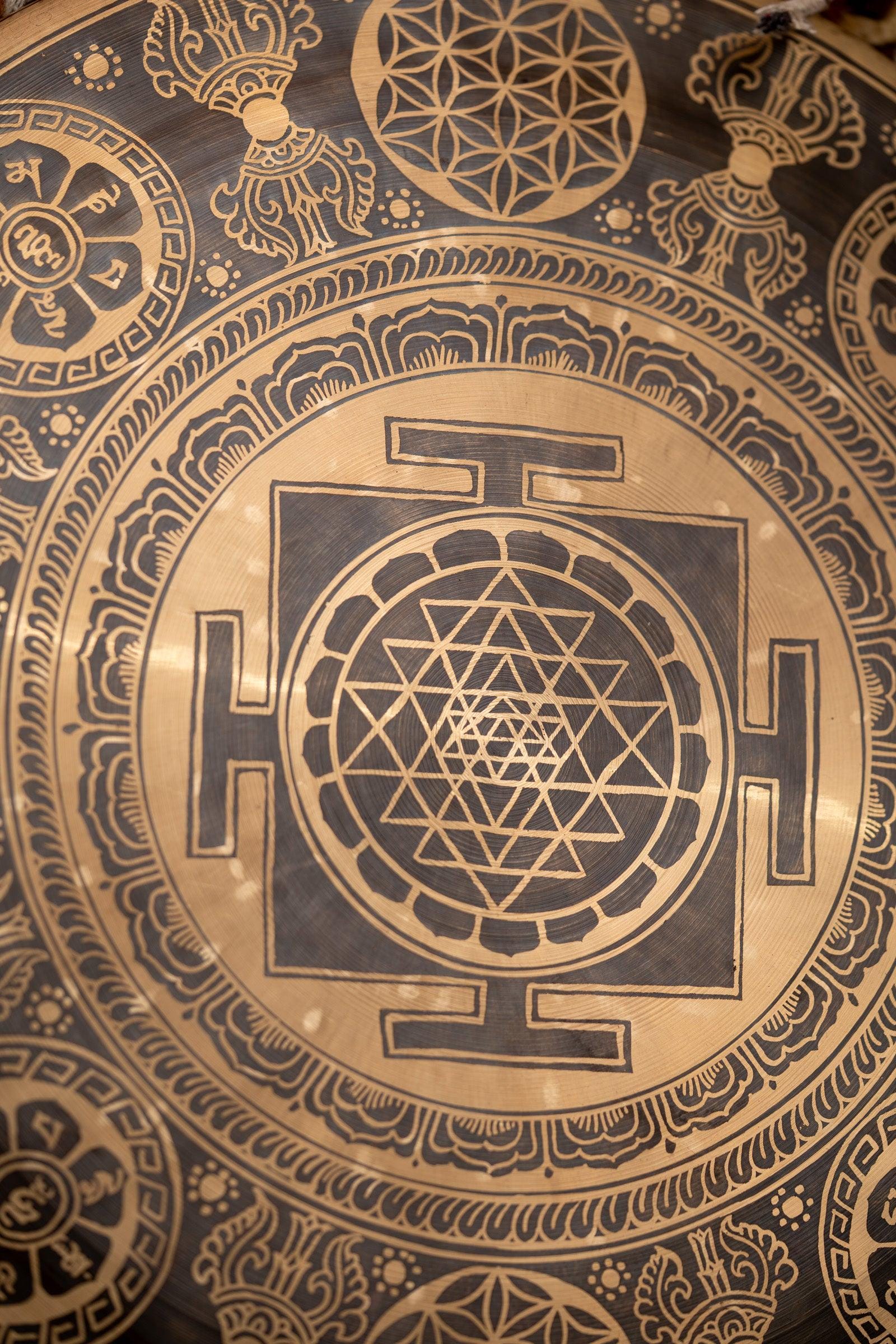 Shri Yantra Gong – Sacred Geometry Sound Healing Gong – Powerful Tool ...