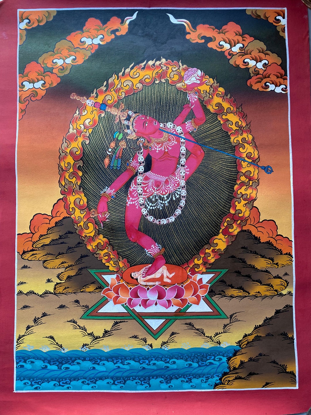 Sacred Femininity Unveiled: Yogini Thangka Painting A Tapestry of ...