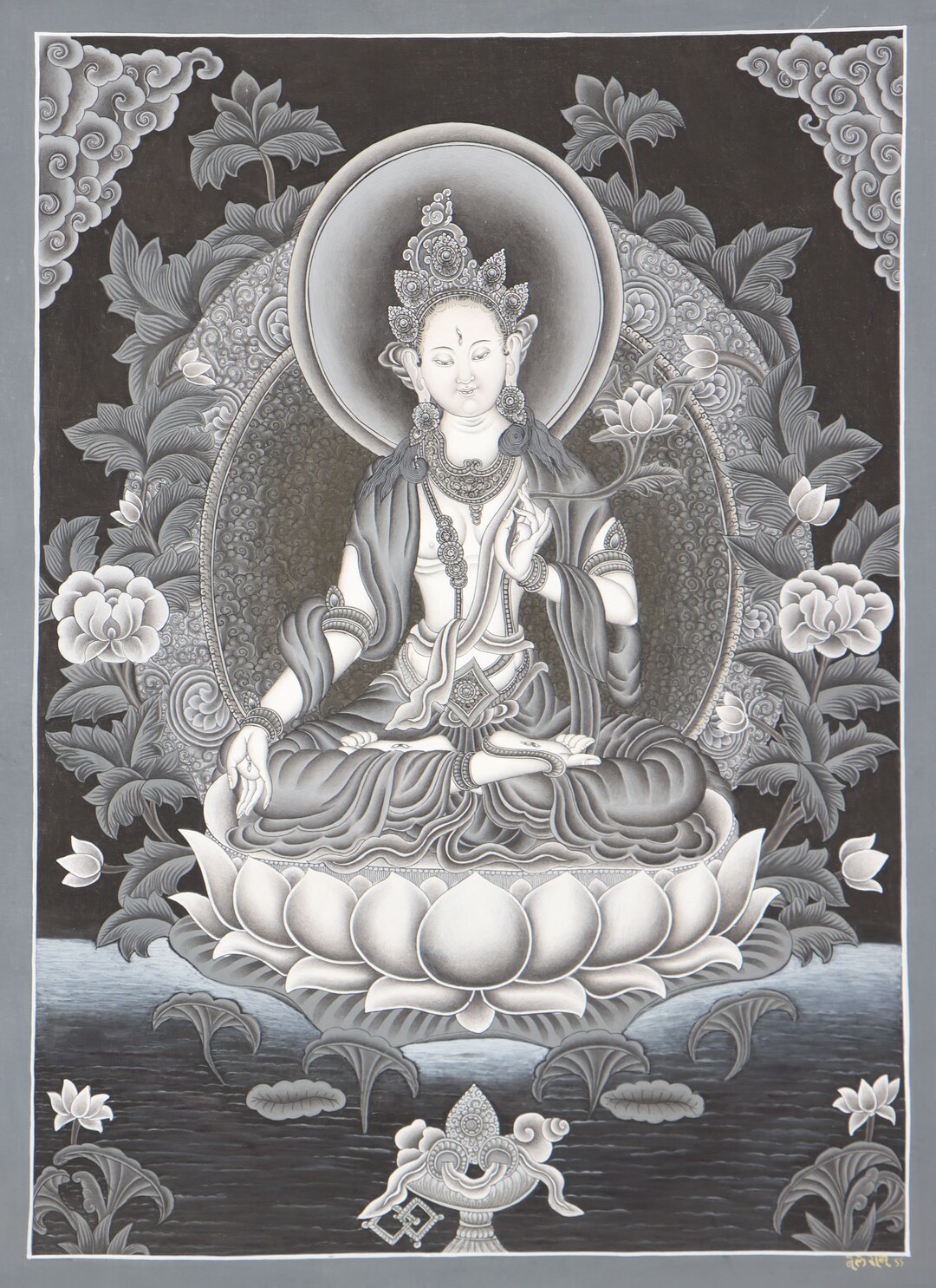 Authentic Newari Thangka Art Hand Painted by the Skilled Artisans of ...