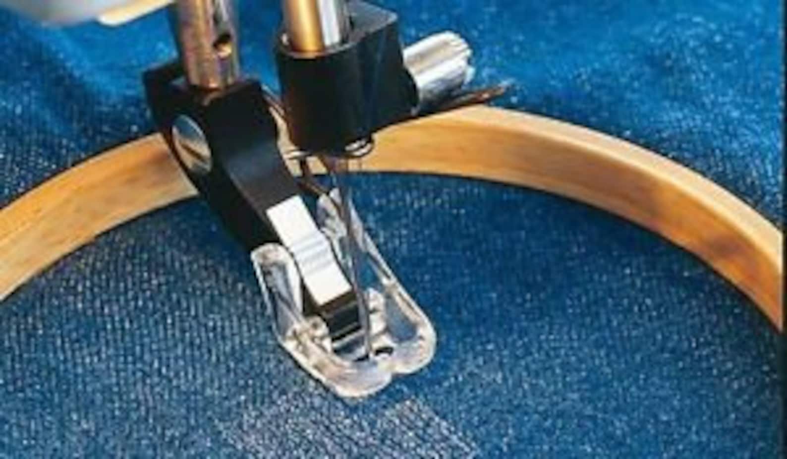 Viking Husqvarna Sewing Machine Darning Foot - 4117390-45 Fits 1-2-3-4 ...