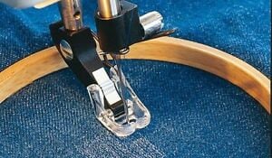 Viking Husqvarna Sewing Machine Darning Foot - 4117390-45 Fits 1-2-3-4 ...