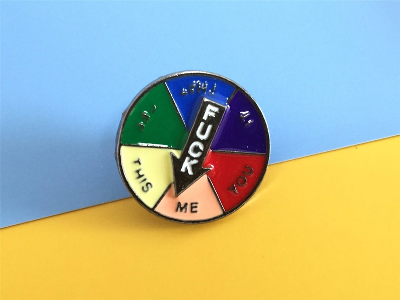 Jackpot Pin Dial Fuck Pin Badge Pins Enamel Pin Display Kawaii Etsy