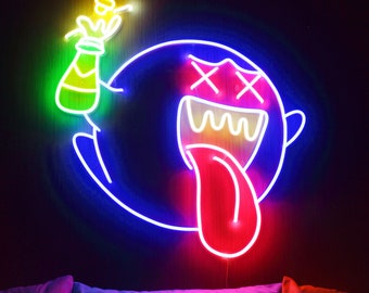Boo Neon Sign - Etsy