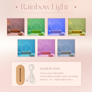 Custom Acrylic Vinyl Record Night Light,song With Photo Acrylic Plaque ...