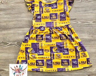 Lsu Baby Dress | Etsy