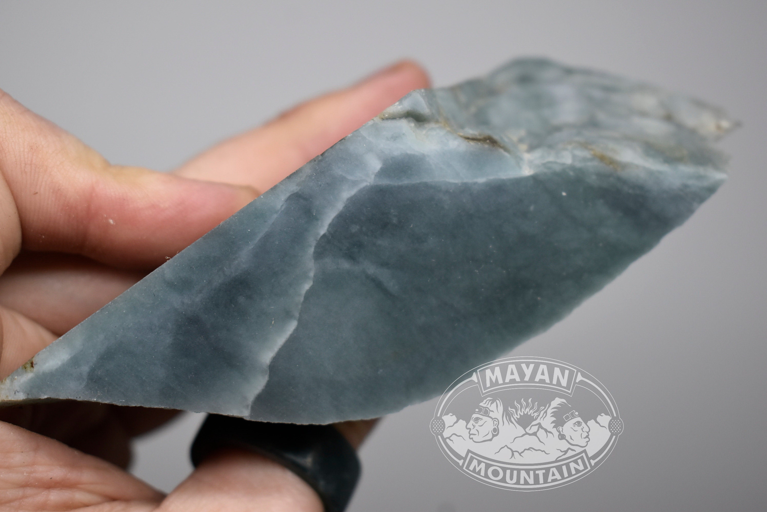 Super Tight GEMMY GRAIN // Translucent Rough Blue Guatemalan Jadeite ...