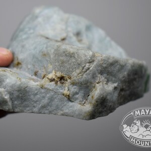 PRINCESA BLUE GREEN // Snowy Multi Colored // Rough Guatemalan Jadeite ...