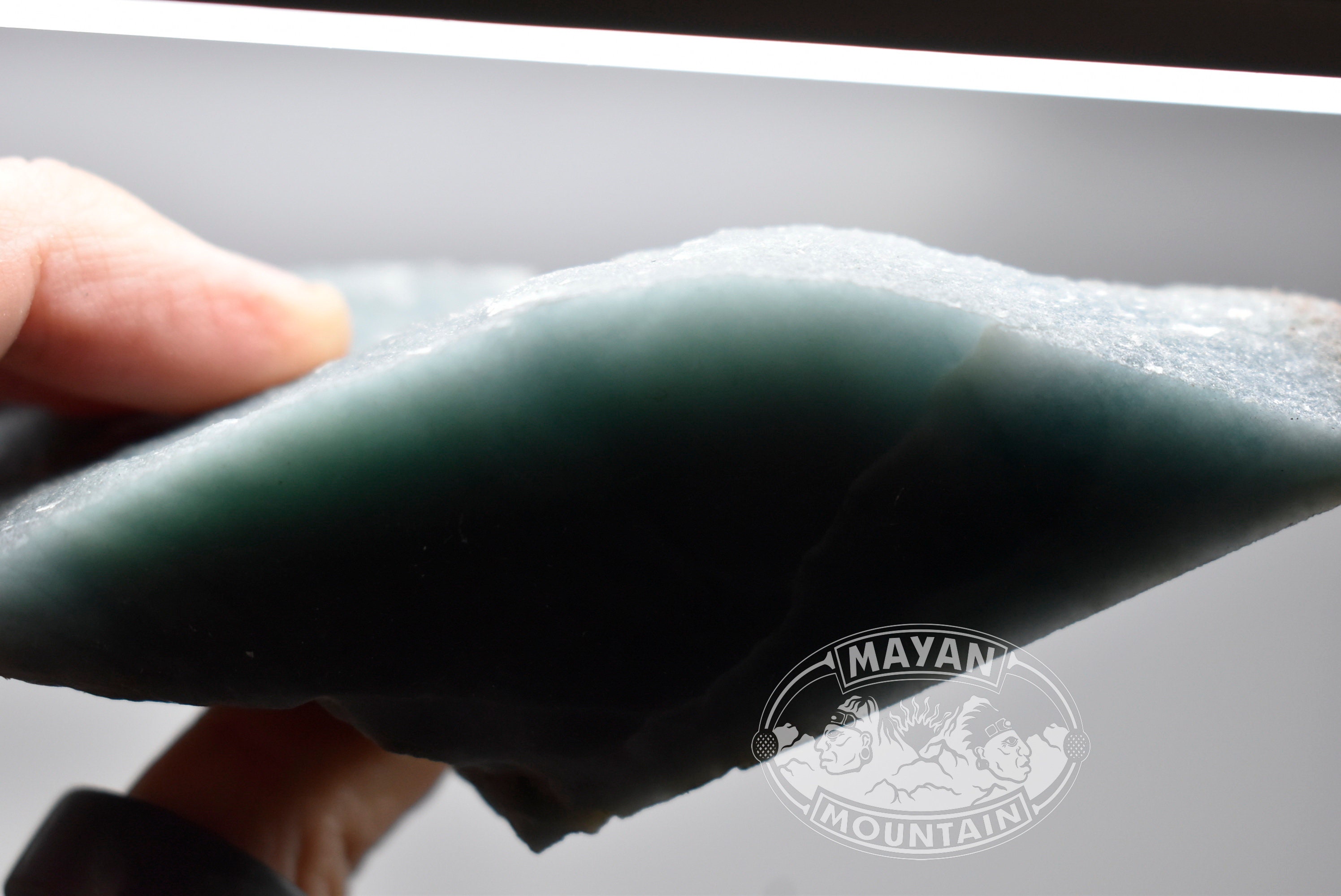 Super Tight GEMMY GRAIN // Translucent Rough Blue Guatemalan Jadeite ...