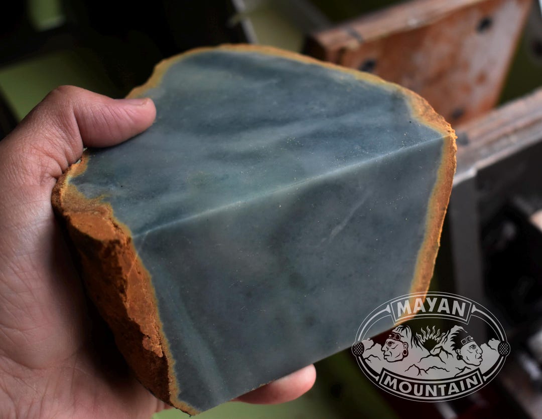 CLOUDY Sky PRINCESA BLUE // Multi Colored Blue Green // Rough ...