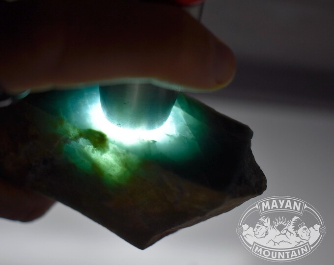 PRINCESA BLUE GREEN // Very Translucent // Cloudy Texture // Deep Color ...