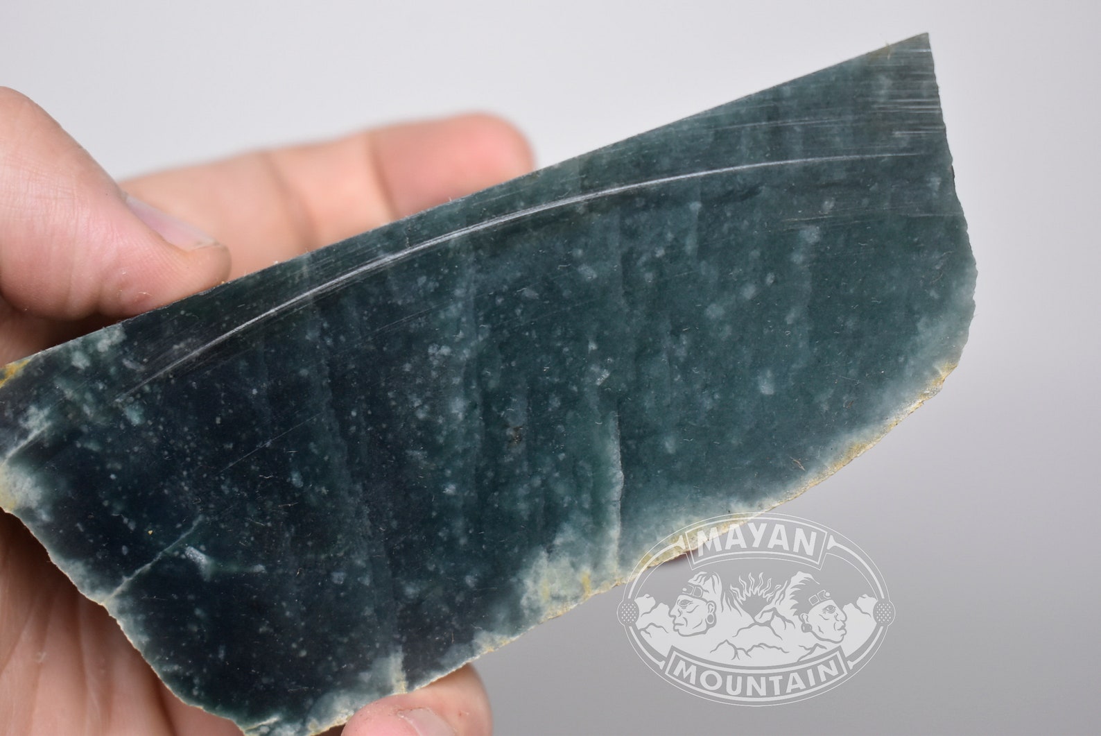 SUPER DARK Princesa BLUE // Rough Jadeite Jade // Guatemalan Guatemala ...
