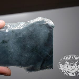 CLOUDY BLUE SLAB// Princesa Blue // Rough Jadeite Jade // Guatemalan ...