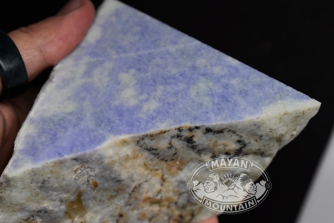 PURPLE Lilac Lila Jade // Guatemalan Guatemala Jadeite // Rough Raw Natural Grade A // Mayan ...