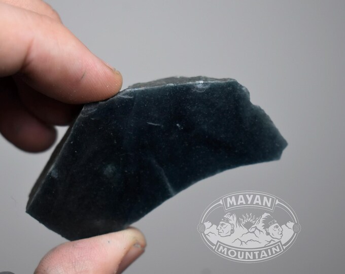 NEW COLOR!!! // OLMEC Blue // Rough Jadeite Jade // Guatemalan ...