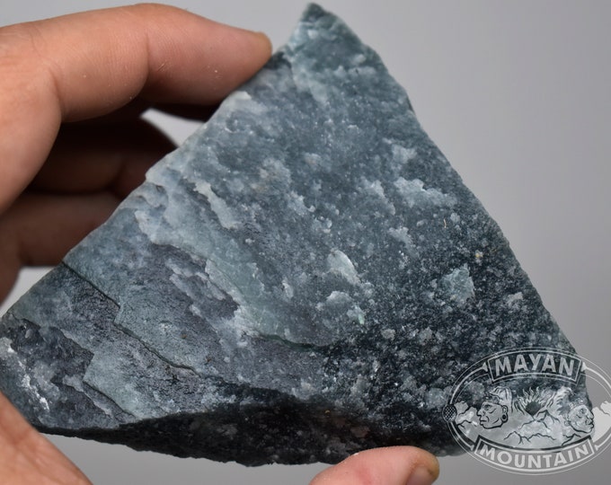 DARK GEMMY BLUE // Rough Jadeite Jade // Guatemalan Guatemala // Mayan ...