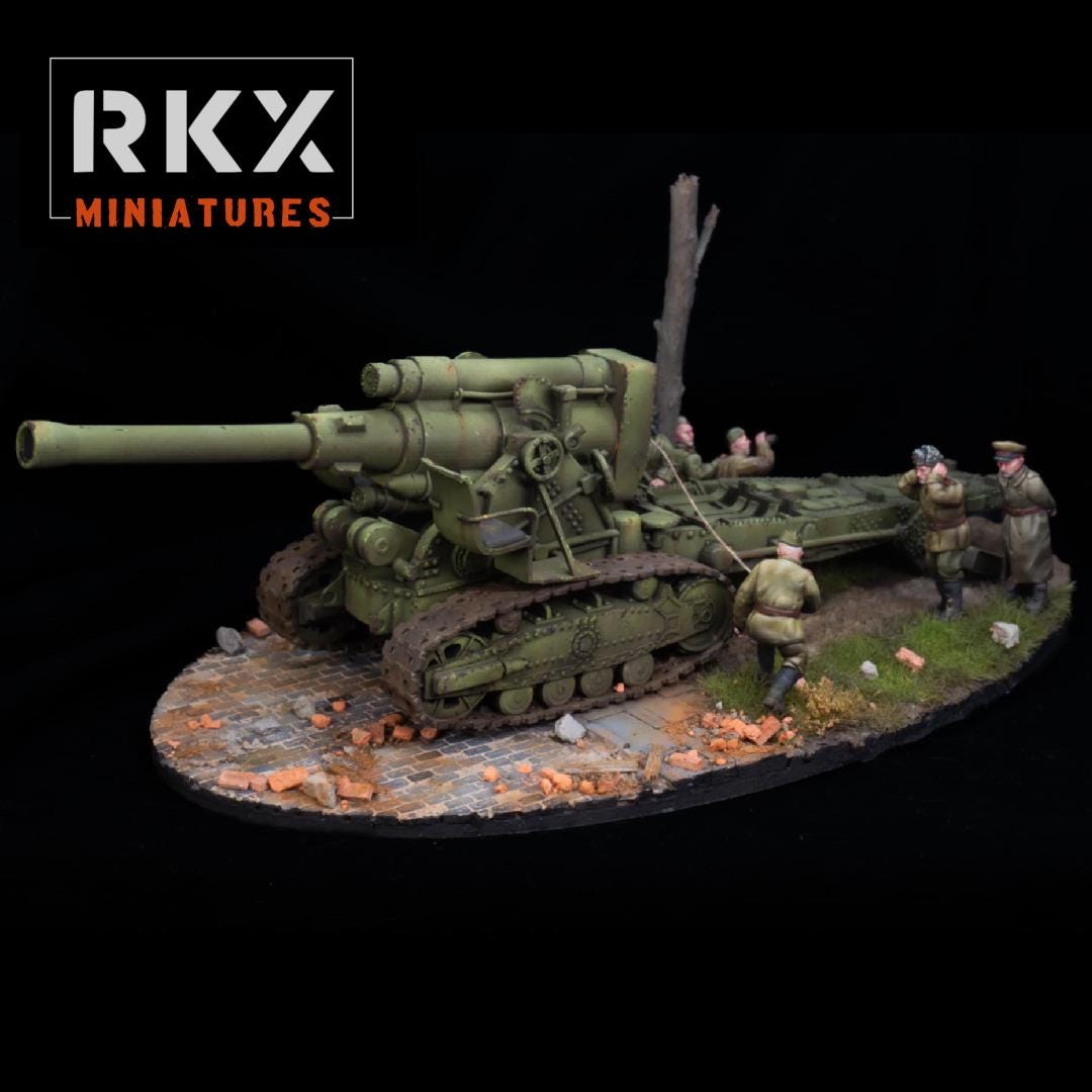 Soviet B4 Super Heavy Artillery for 28mm WW2 Wargaming - Etsy