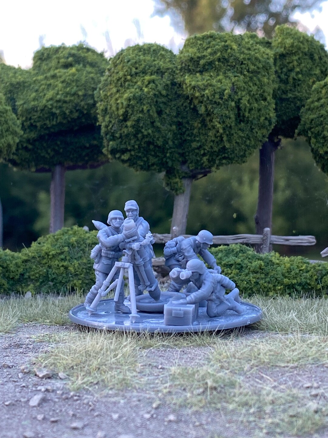 German Luftwaffe Heavy Mortar Squad for 28mm WW2 Wargaming - Etsy