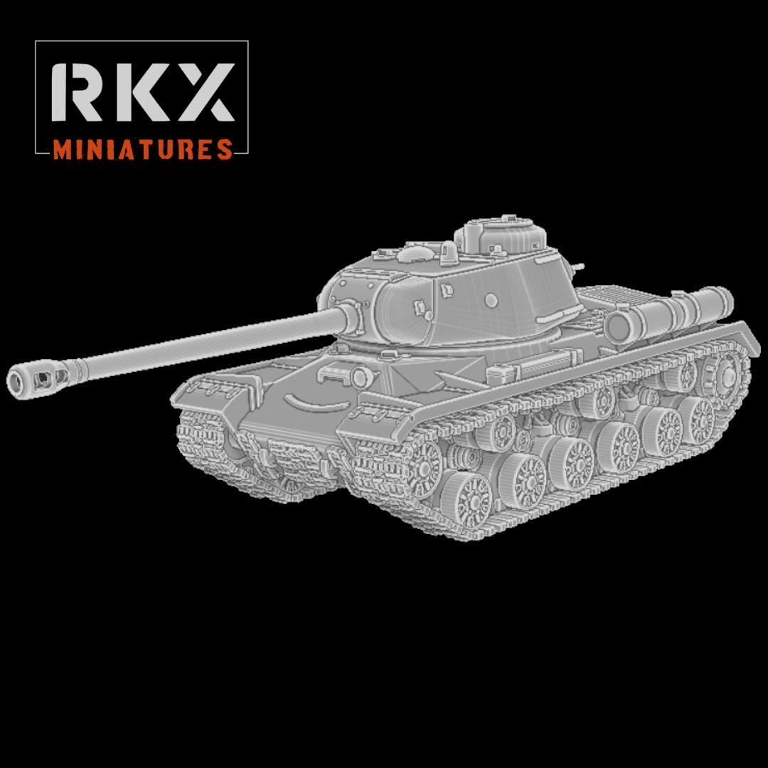 Soviet IS-2 Heavy Tank for 28mm WW2 Wargaming - Etsy