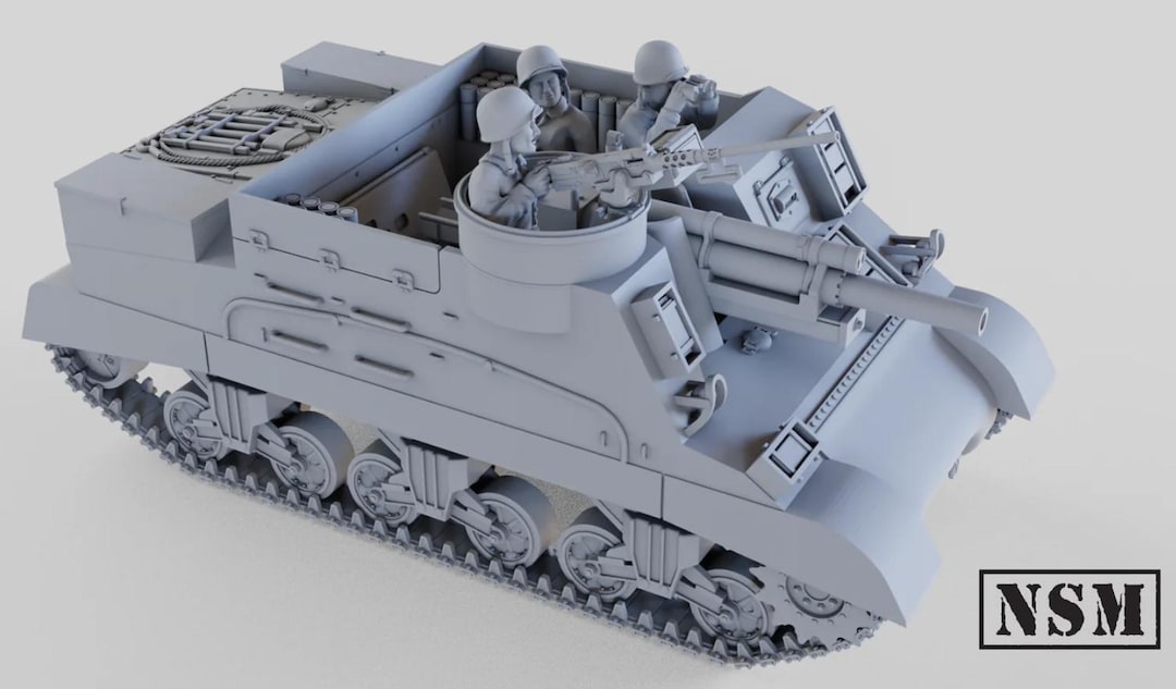American US M7 Priest Late Version for 28mm Wargaming WW2 - Etsy