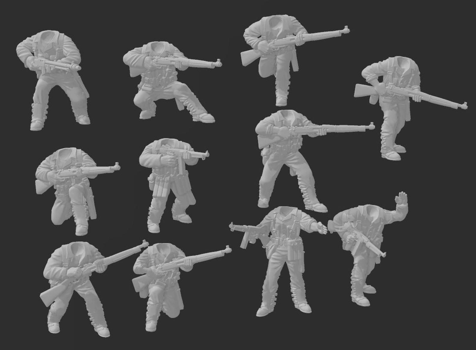 US Army in the Pacific Filipino Scout Squad for 28mm WW2 Wargaming - Etsy