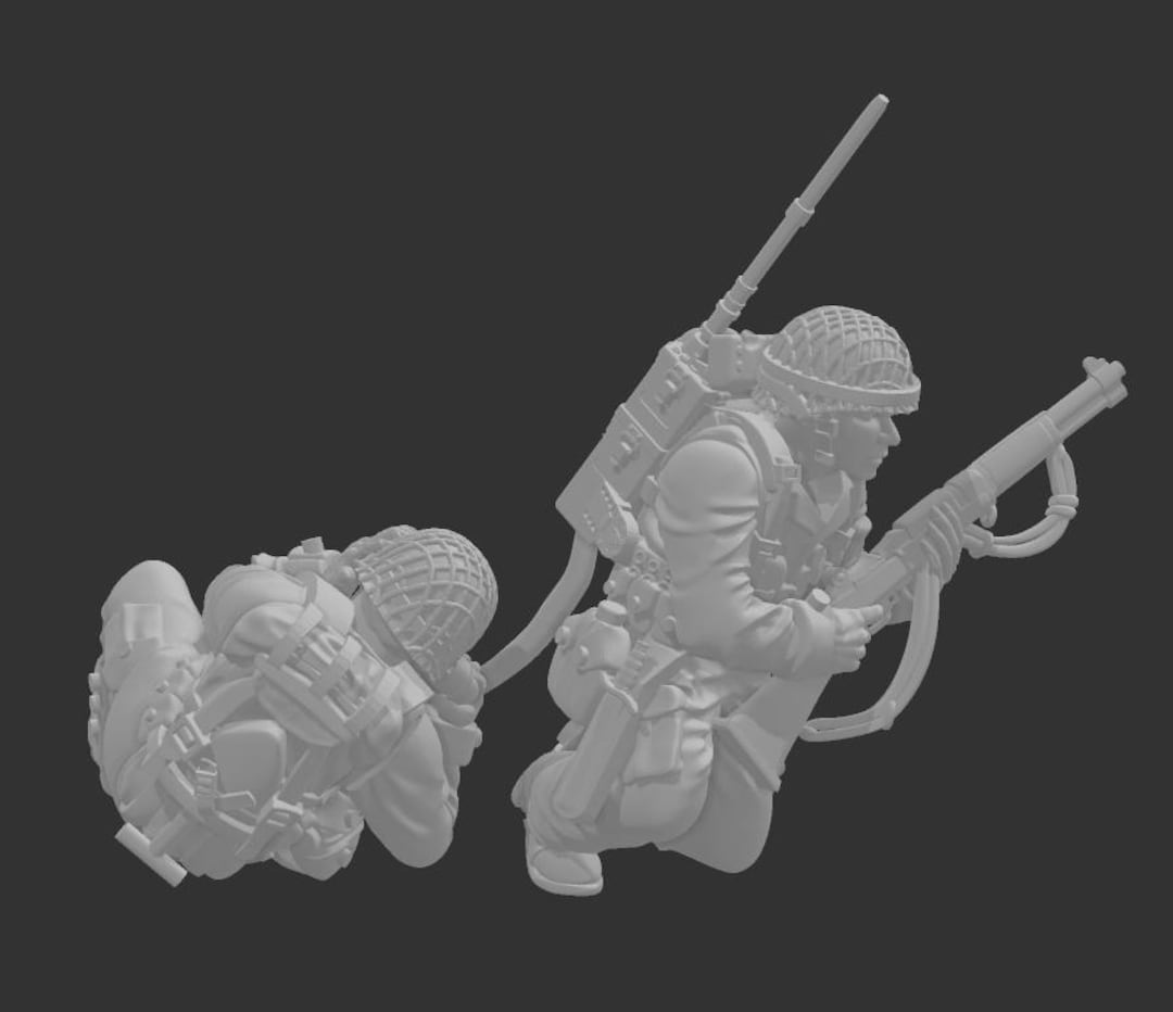 US Army in the Pacific Forward Observation Team for 28mm WW2 Wargaming ...