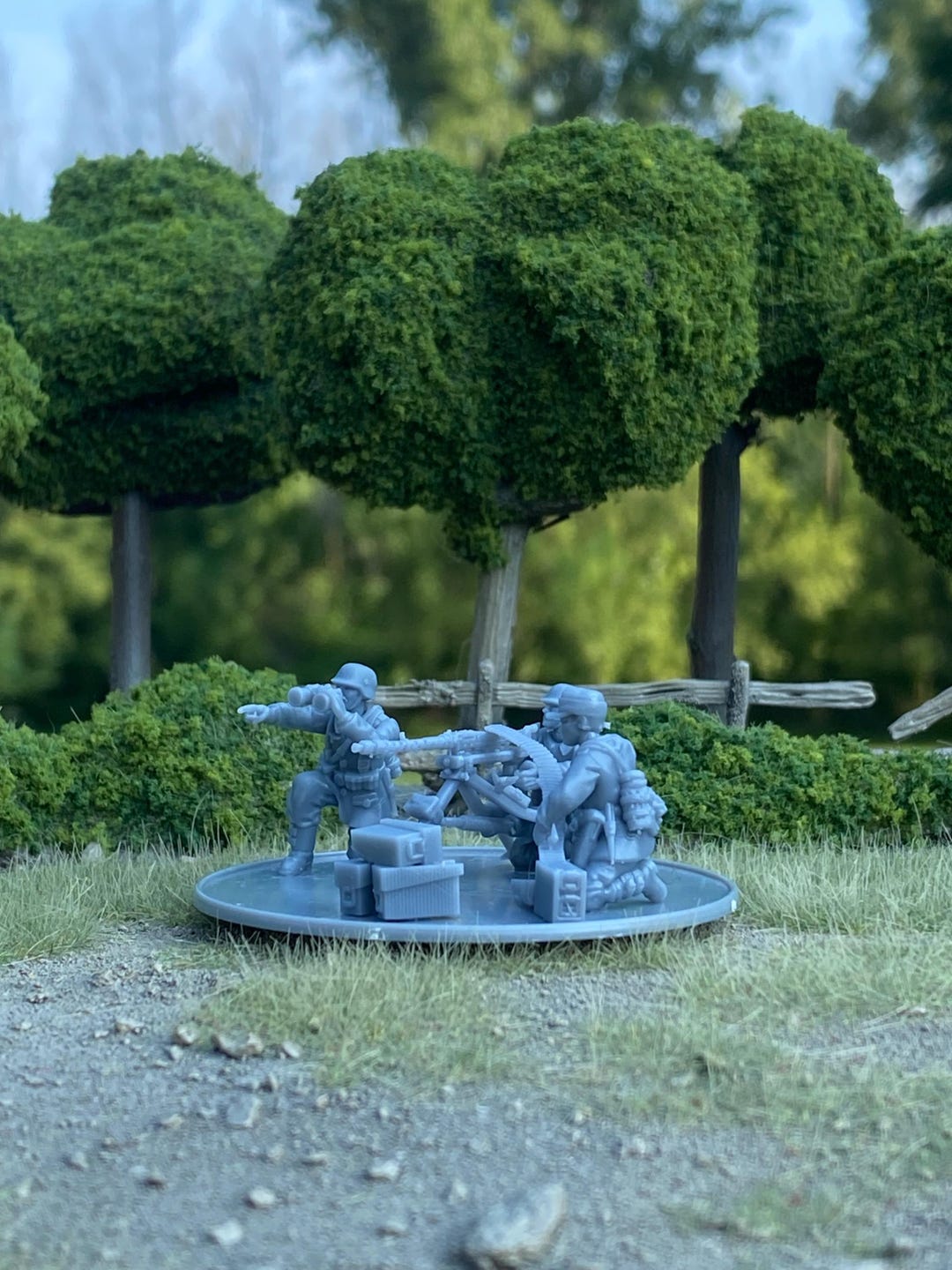 German Luftwaffe MG34 MMG Team for 28mm WW2 Wargaming - Etsy