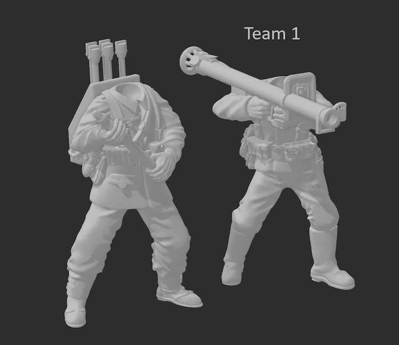 German Luftwaffe Panzerschreck Squad for 28mm WW2 Wargaming - Etsy