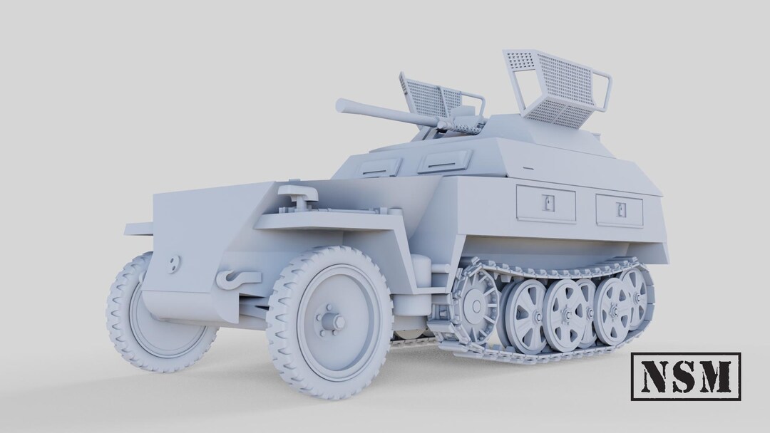 German Halftrack Sd.kfz. 250/9 Neu for 28mm Wargaming WW2 - Etsy