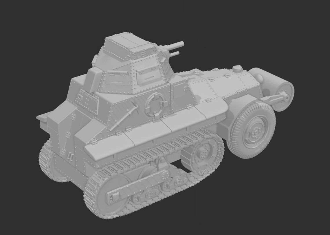 French AMC Schneider P16 Halftrack for 28mm WW2 Wargaming - Etsy