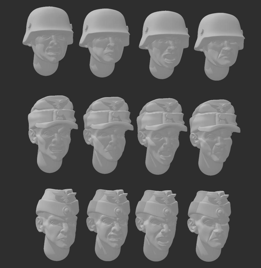 German Luftwaffe Panzerschreck Squad for 28mm WW2 Wargaming - Etsy