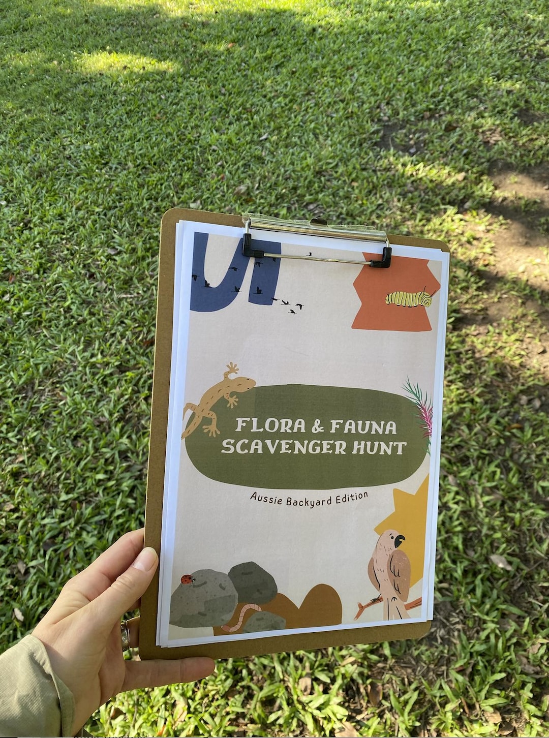 Aussie Backyard Flora and Fauna Scavenger Hunt - Printable - Instant ...
