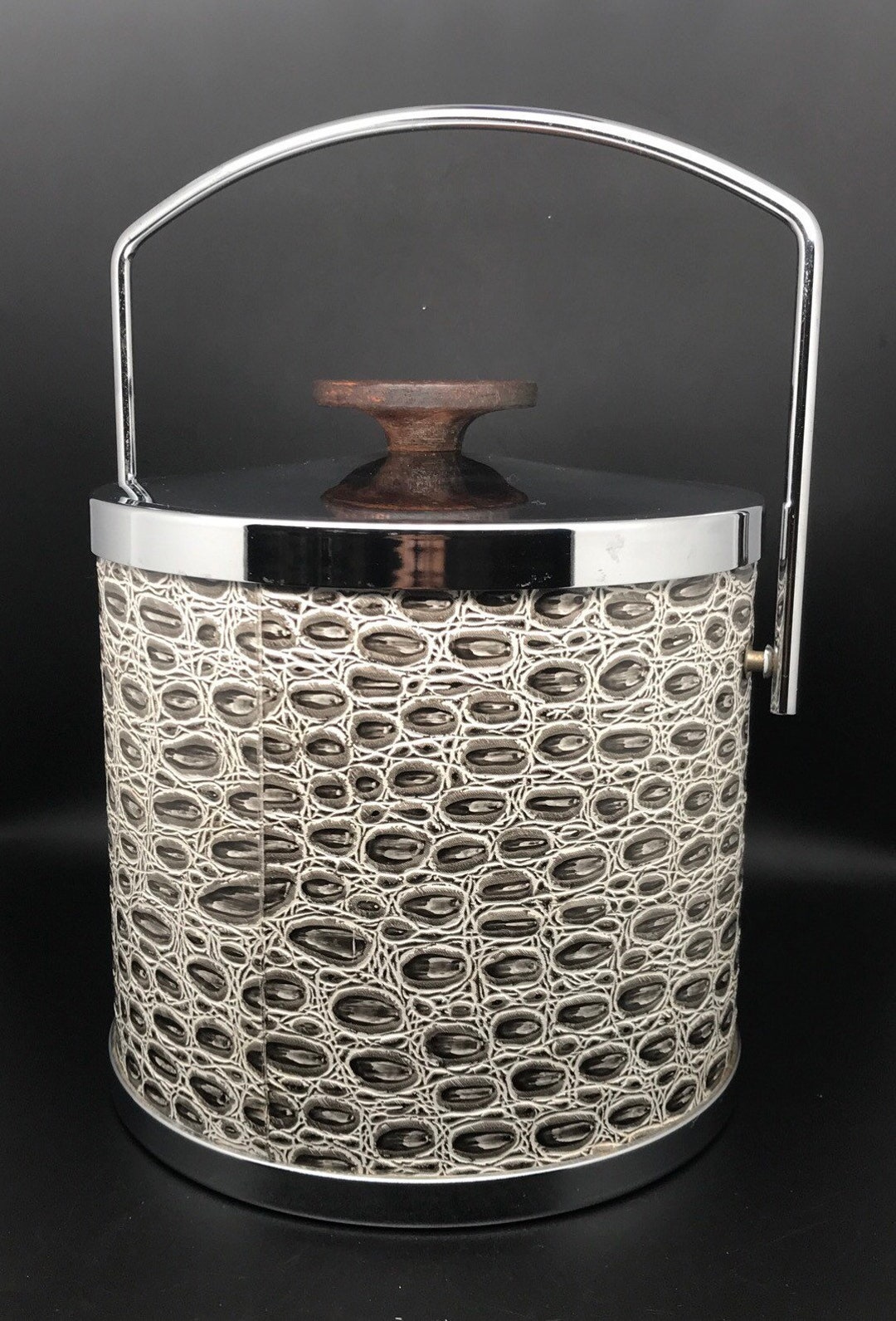 Vintage Ser-master Faux Reptile Ice Bucket, MCM Barware - Etsy