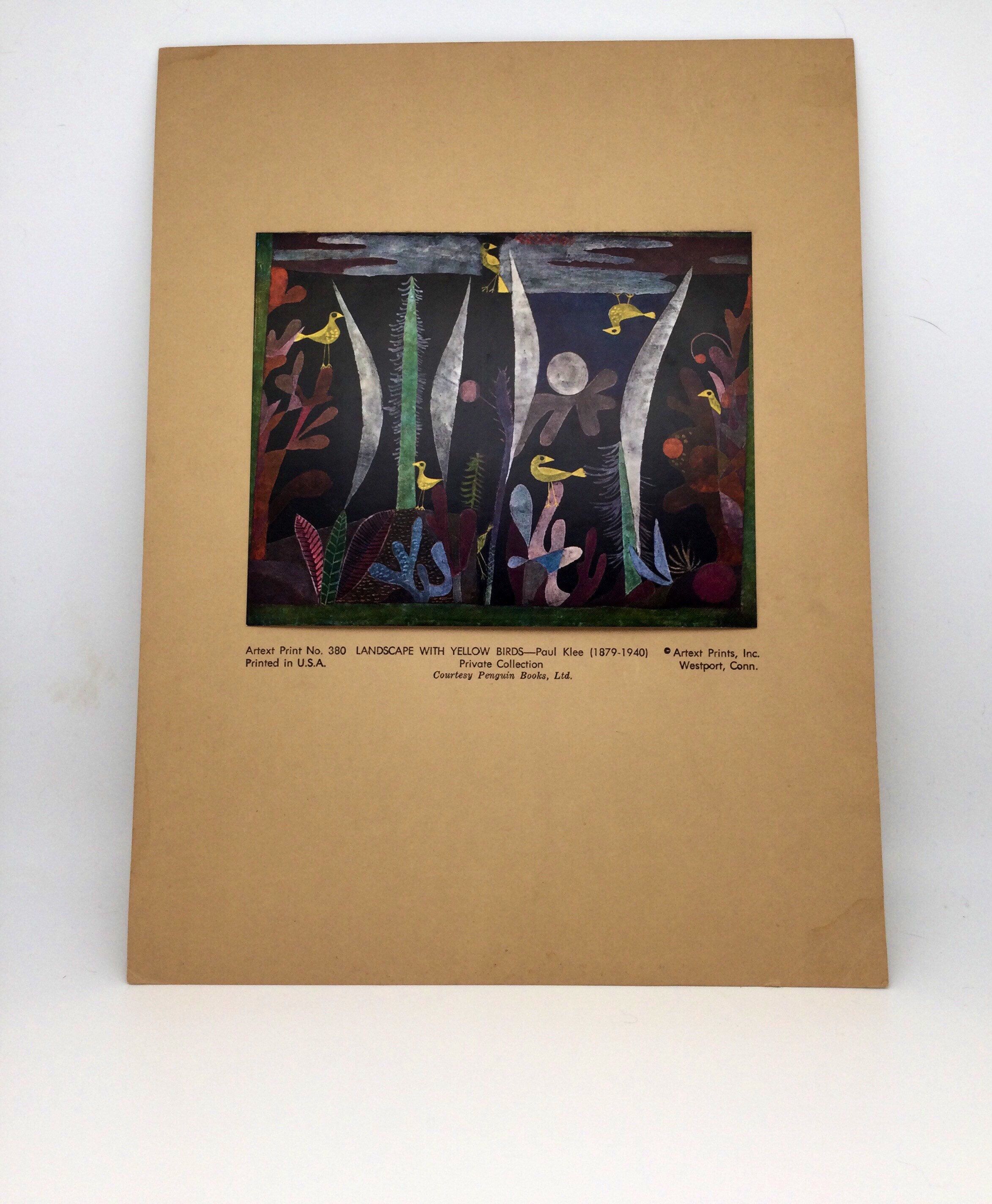 Paul Klee Landscape With Yellow Birds