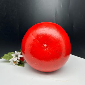 Vintage Hand Painted Jolly Red Santa Clause Father Christmas Gourd ...