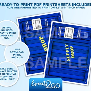 Gamer Drop Crate Chip Bag, Mystery Blind Loot Goody, Party Favor Blue ...