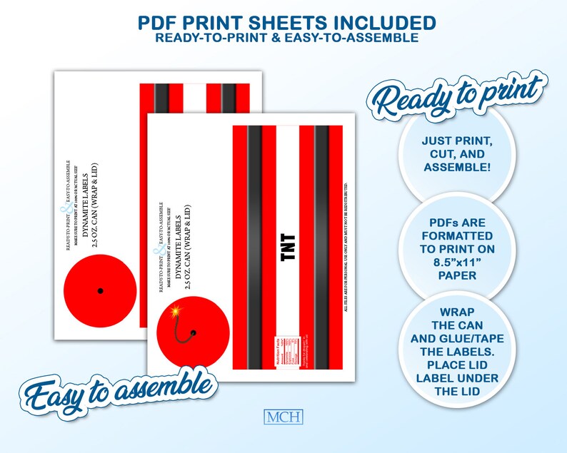 Gamer Dynamite TNT Chips 2.5 Oz Snack Can Labels Wrap Party | Etsy